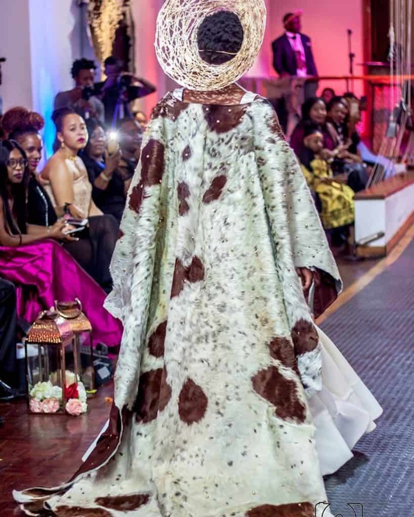 Zimbabwe startup sculpts Nguni cowhide into couture fashion